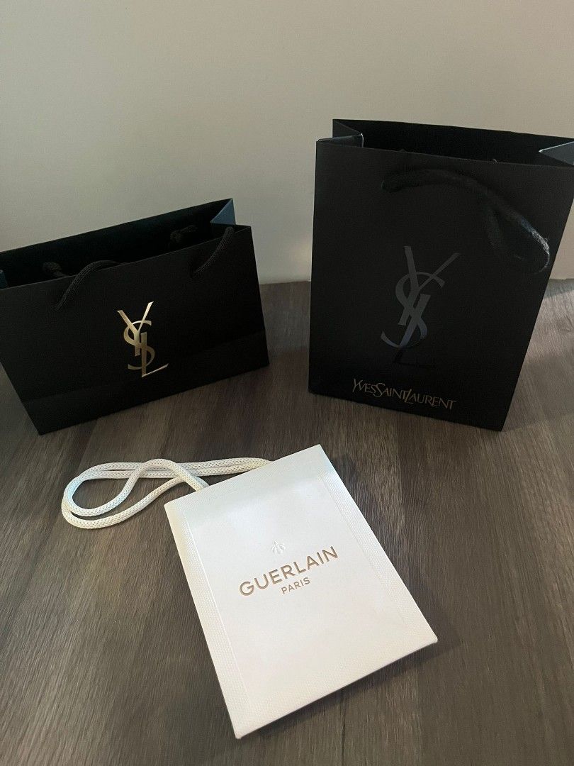 Ysl paper bag, Luxury, Bags & Wallets on Carousell