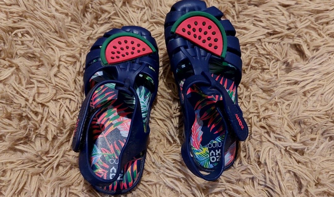 zaxy watermelon jelly shoes on Carousell