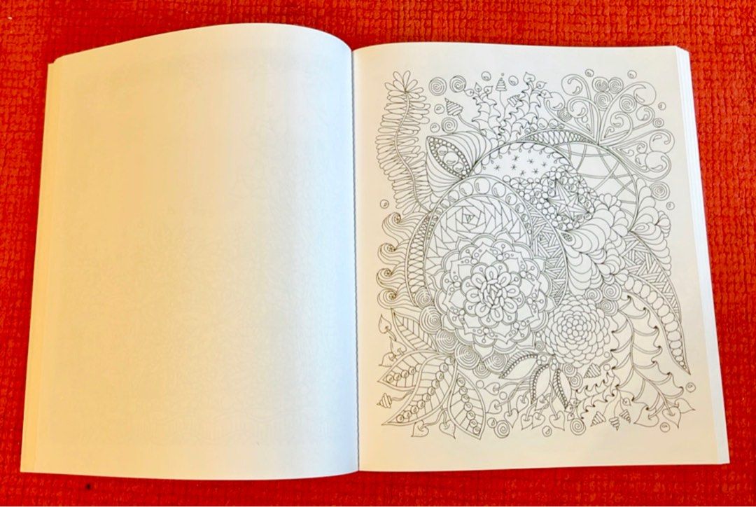 Zen Doodle Coloring Book, Hobbies & Toys, Books & Magazines, Children's ...