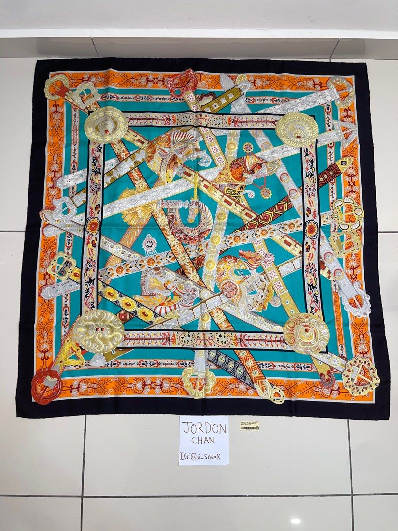 [100% Legit] Hermes Silk Scarf Carre 90 CMS Twill, Women's Fashion ...