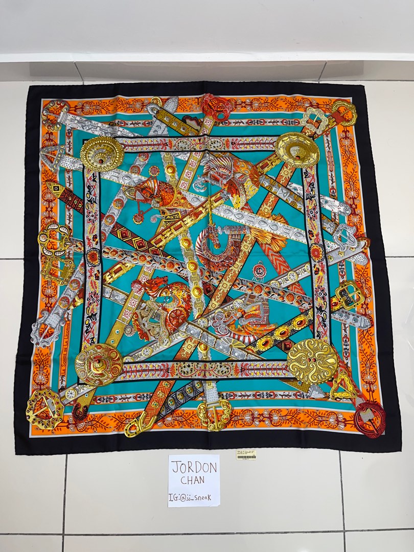 [100% Legit] Hermes Silk Scarf Carre 90 CMS Twill, Women's Fashion ...