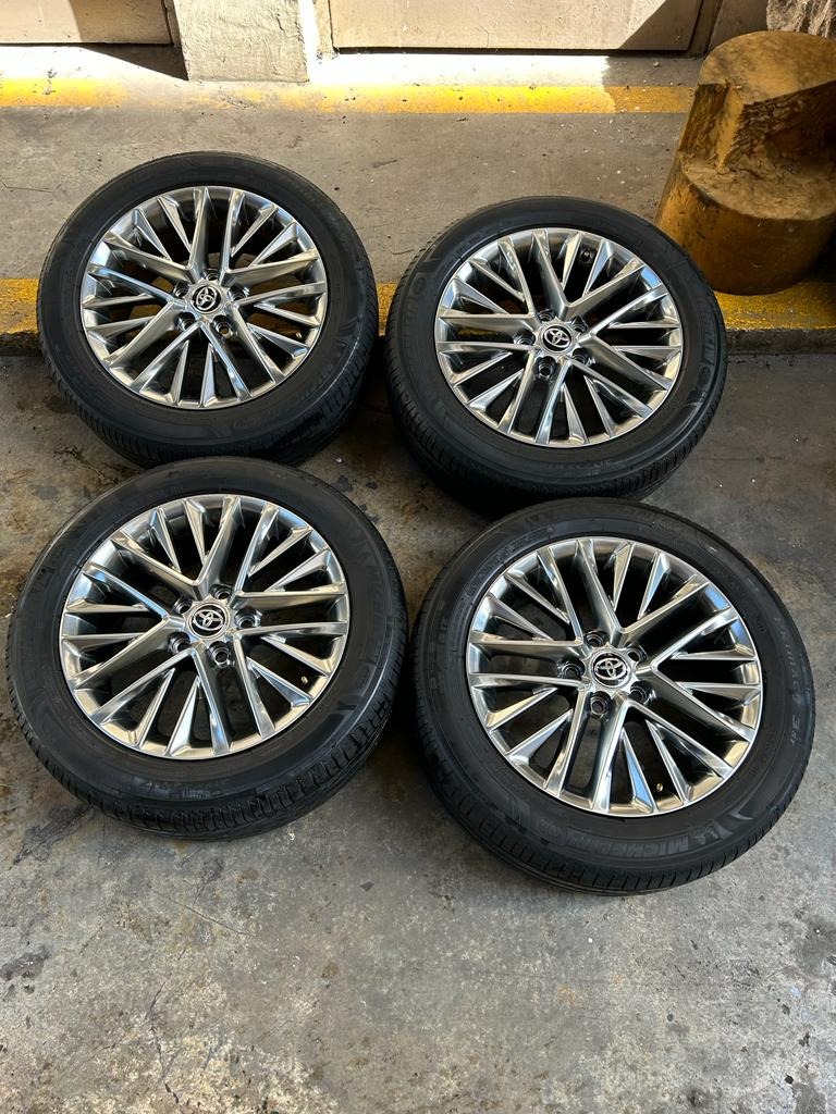 17" Toyota Original rims, Car Accessories, Tyres & Rims on Carousell