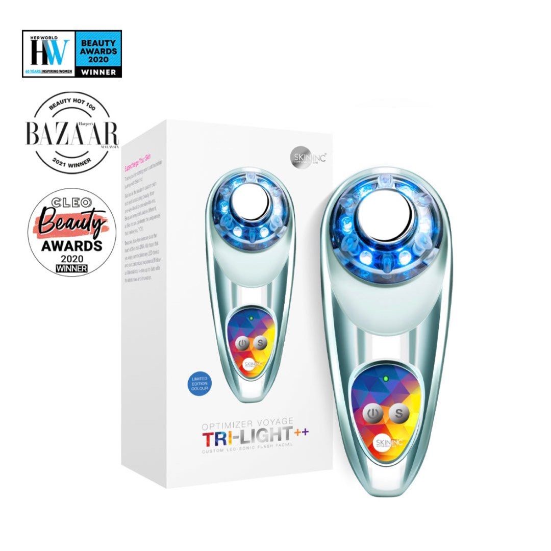 [1 free Skin Inc Serum] Skin Inc Optimizer Tri-Light ++ in Teal Chrome ...