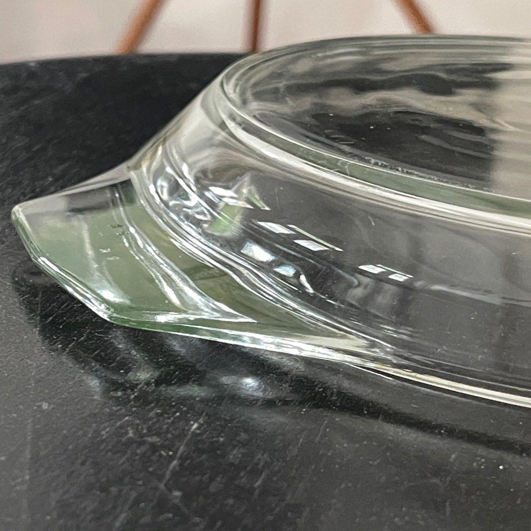 RESERVED - 1 Vintage Pyrex England JAJ glass lids cover, Furniture ...