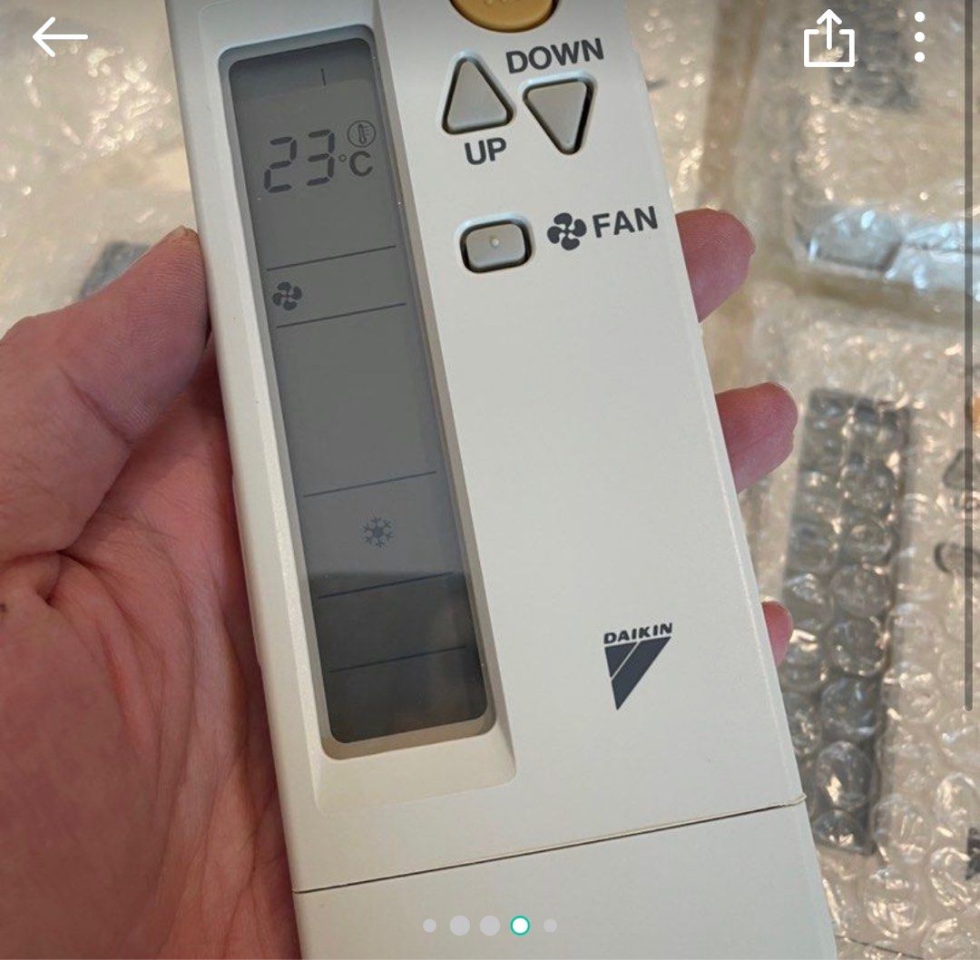 1 x Daikin Aircon Original remote control, TV & Home Appliances, Air ...