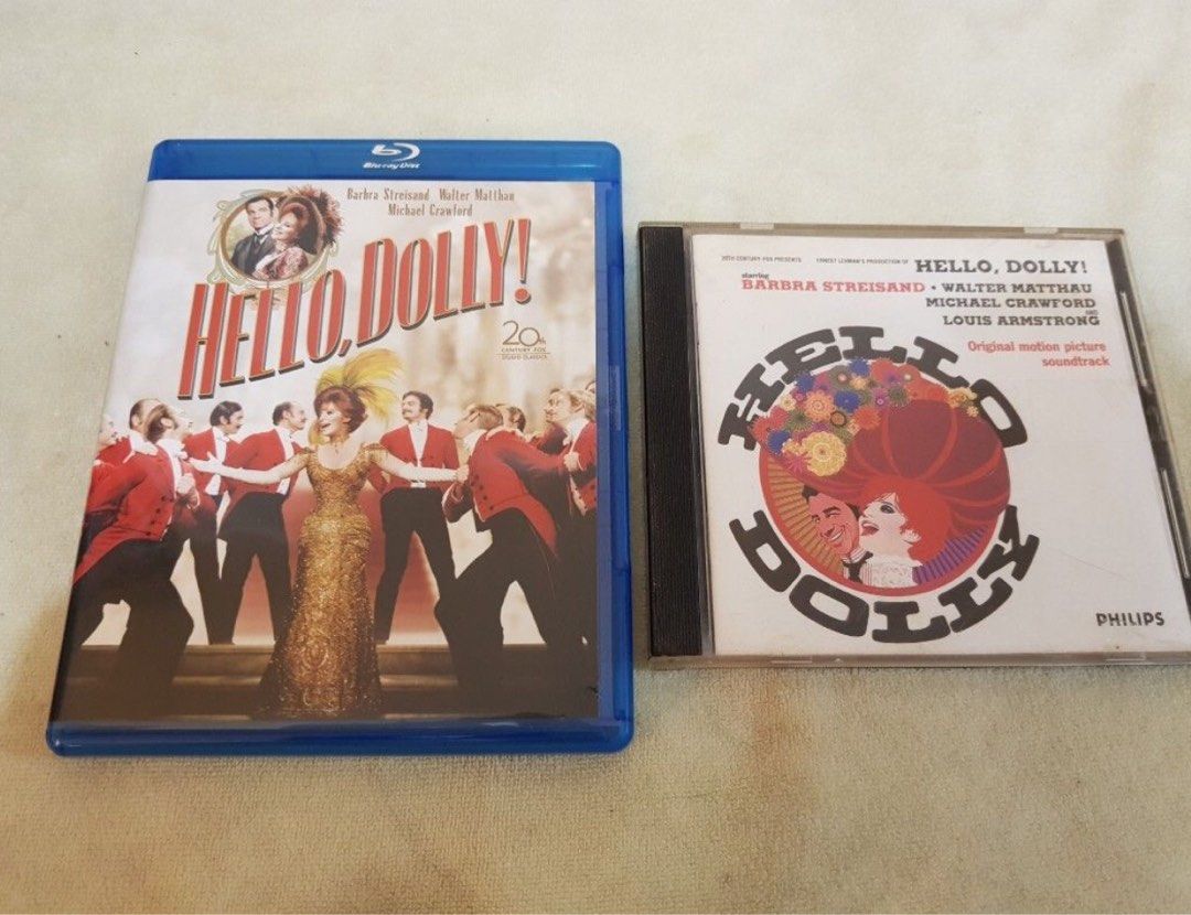 1st Press Audiophile Blu-Ray & CD 1969 Magical Musical HELLO, DOLLY ...