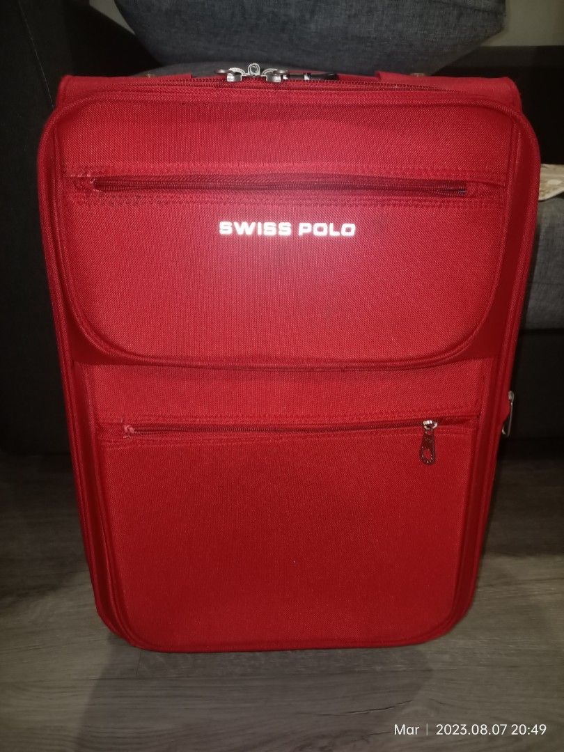 Swiss polo cabin luggage, Hobbies & Toys, Travel, Luggage on Carousell