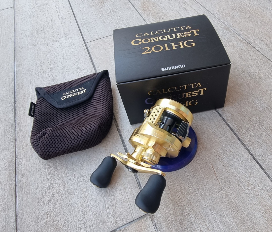 21 Shimano Calcutta Conquest 201HG, Sports Equipment, Fishing on Carousell