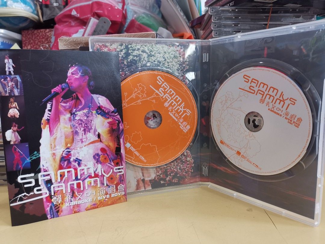 (2DVD) 鄭秀文 SAMMI CHENG 鄭秀文04演唱會 Sammi VS Sammi Karaoke Live DVD, Hobbies & Toys, Music & Media ...
