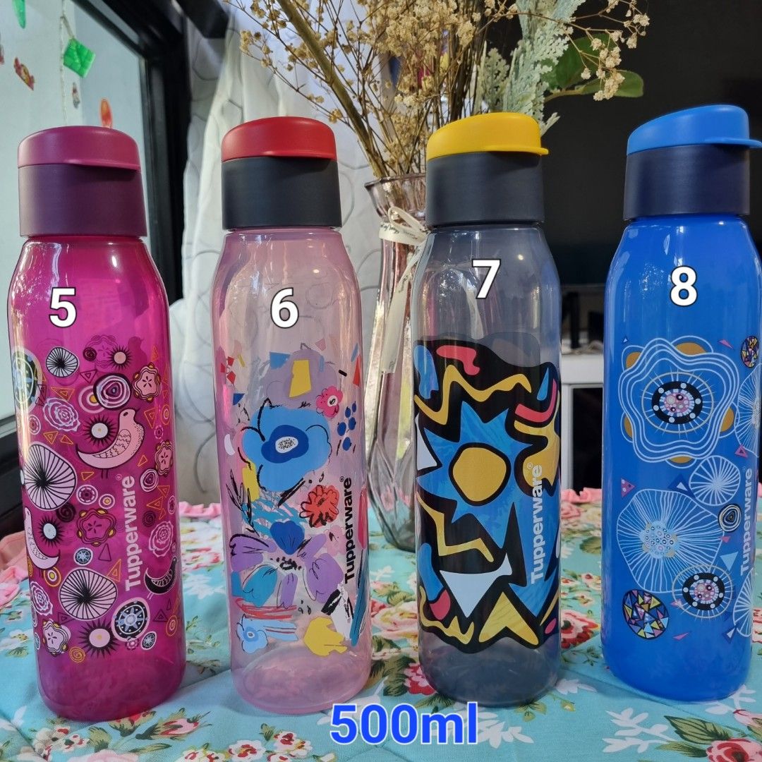 500ml fancy water bottles, Furniture & Home Living, Kitchenware ...
