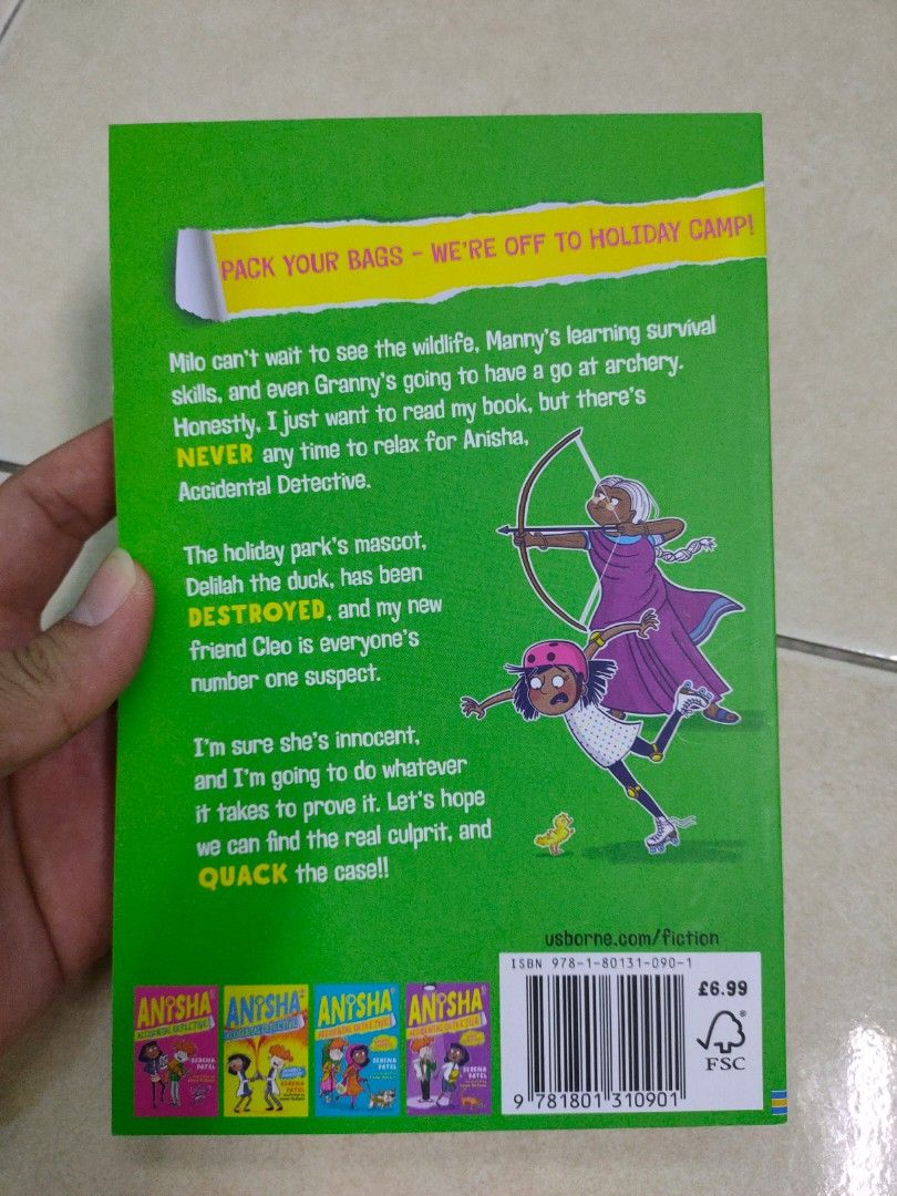 [ 100% Original ] Anisha, Accidental Detective: Holiday Adventure by ...