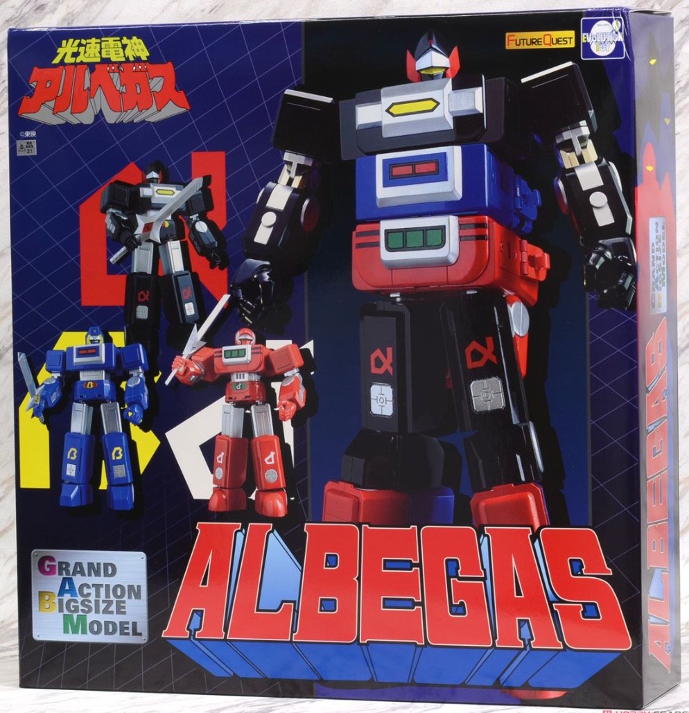 珍寶版 Evolution Toys 光速電神 Albegas 30CM Bigsize Model Albegas Evolution ...
