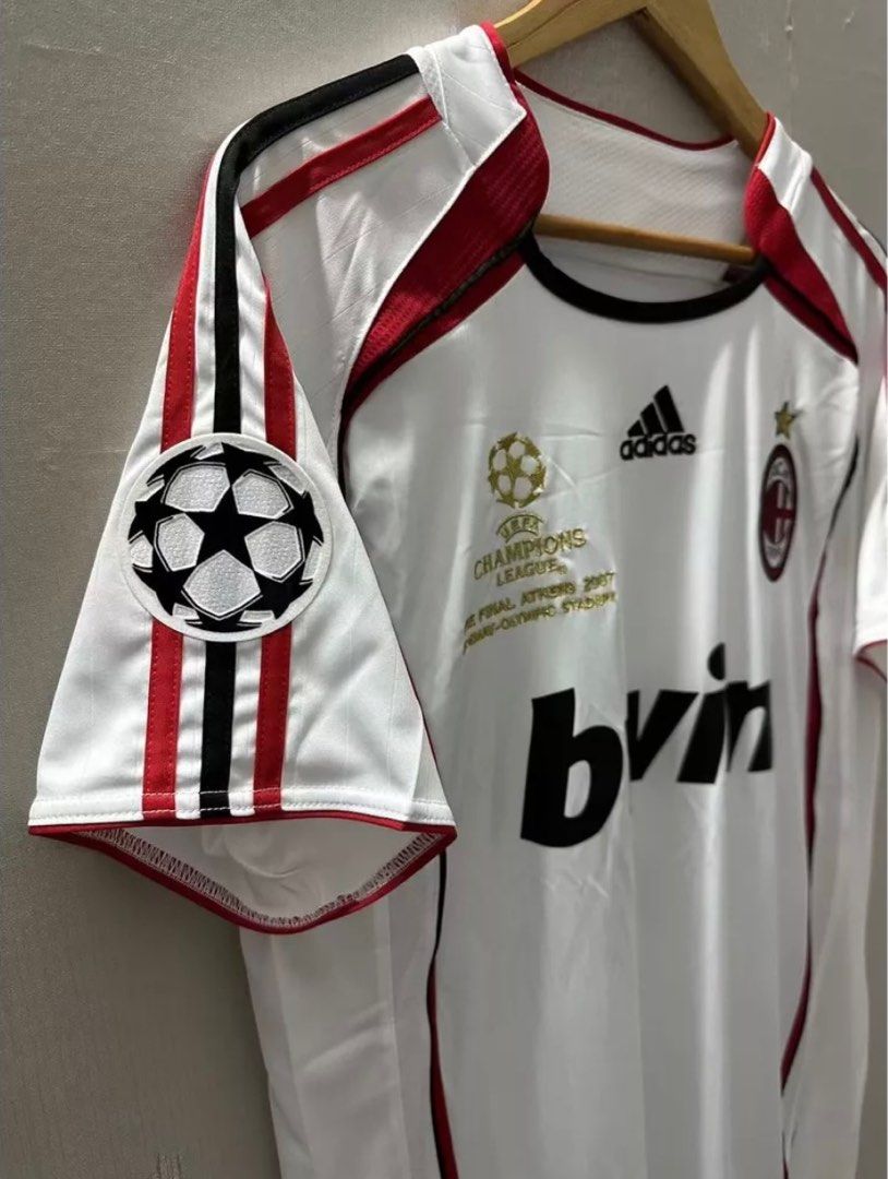 AC Milan 06/07 away jersey, Sports Equipment, Sports & Games, Racket & Ball Sports on Carousell