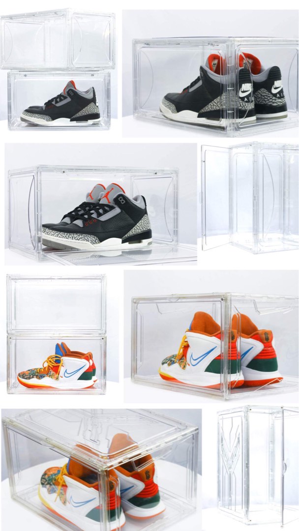 ACRYLIC SHOEBOX SIDE DROP on Carousell