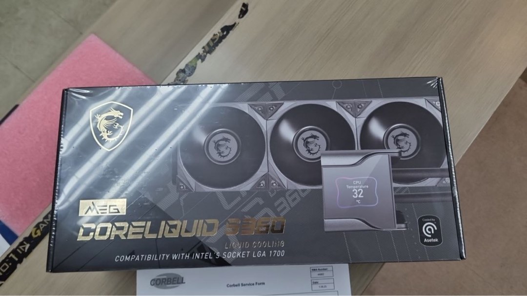 MSI MEG Coreliquid S360 | 360mm AIO | CPU Cooler with LCD SCREEN ...