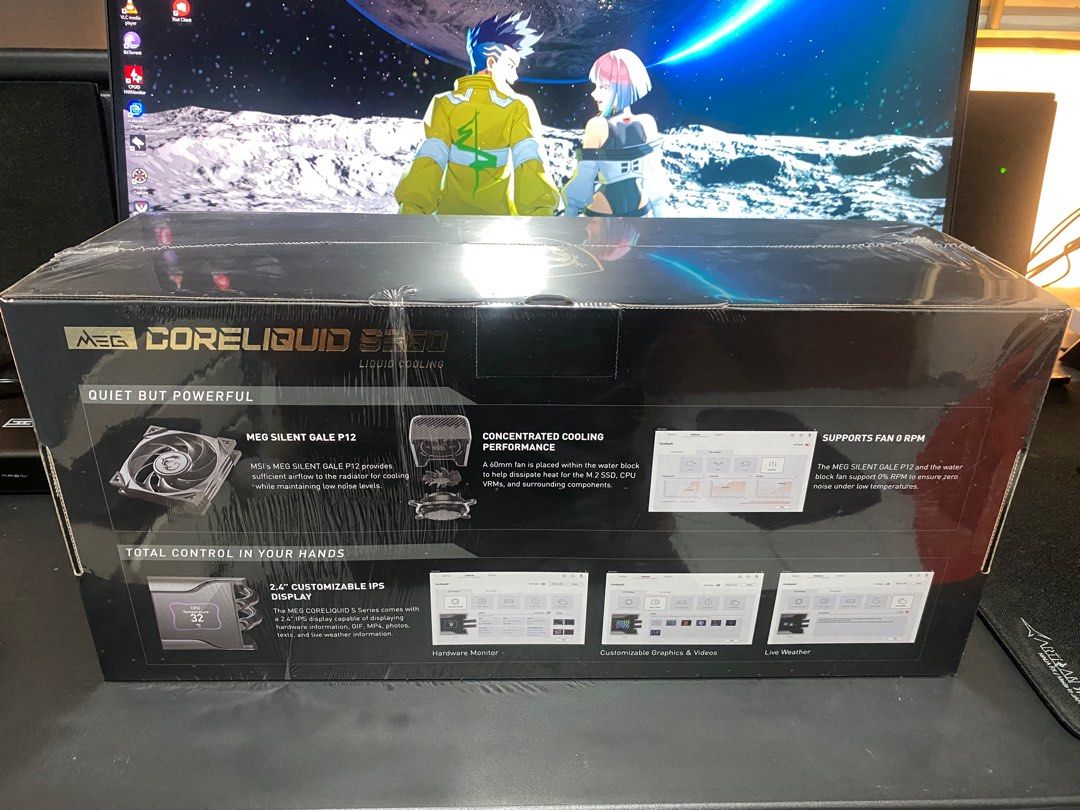 MSI MEG Coreliquid S360 | 360mm AIO | CPU Cooler with LCD SCREEN ...
