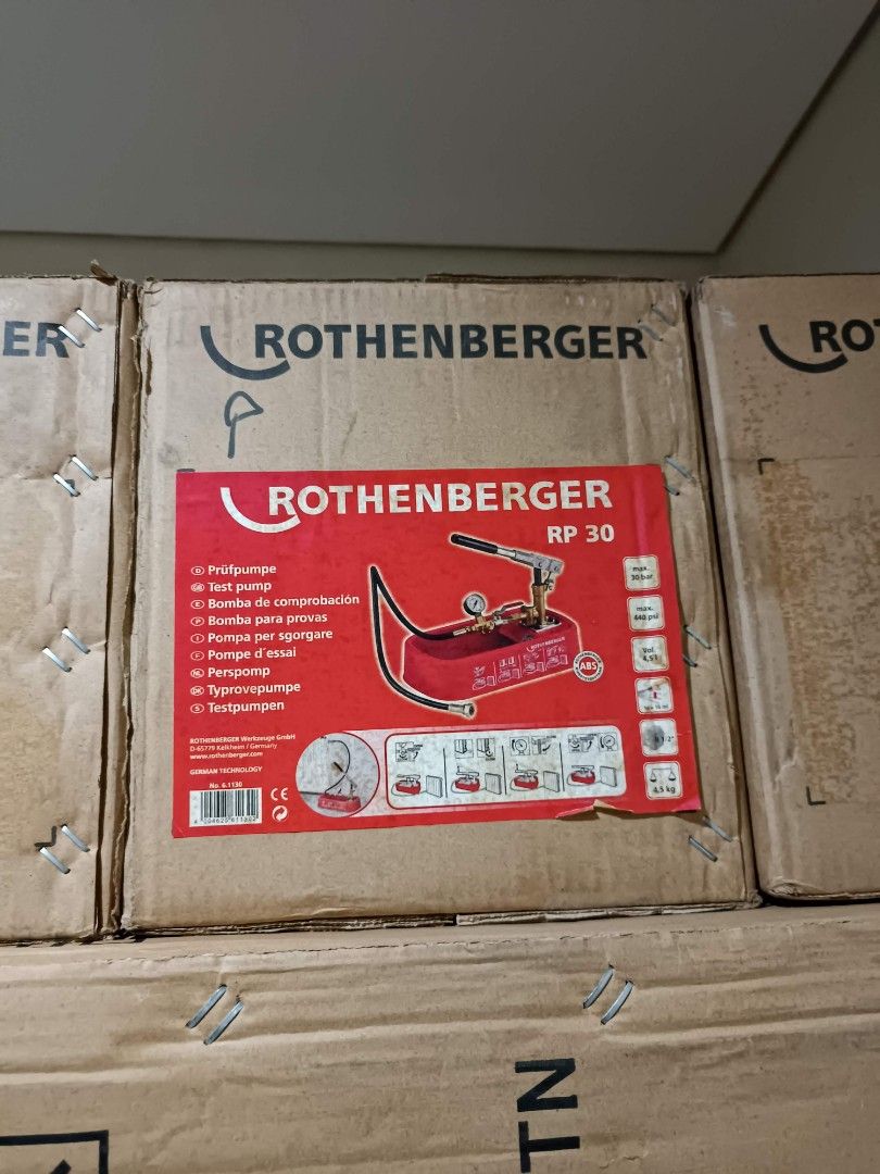 ALAT PEDETEKSI KEBOCORAN ROTHENBERGER TESTING PUMP RP30 RP 30 GERMANY ...