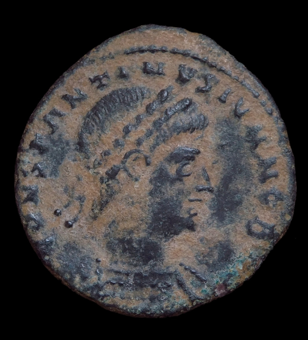 Ancient Roman Coin . CONSTANTINE II, as Caesar . AD 316-337 . AE4 ...