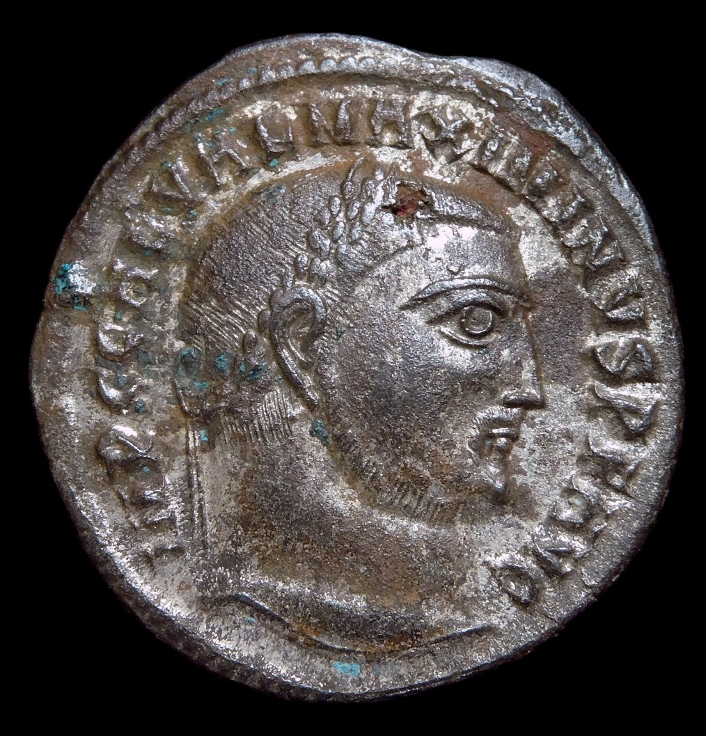 Ancient Roman Coin . MAXIMINUS II DAIA . AD 310-313 . AE Follis . GENIO ...