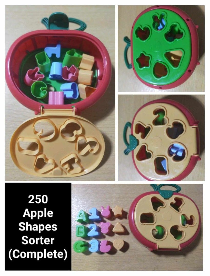 Apple Shapes Sorter (Complete) on Carousell