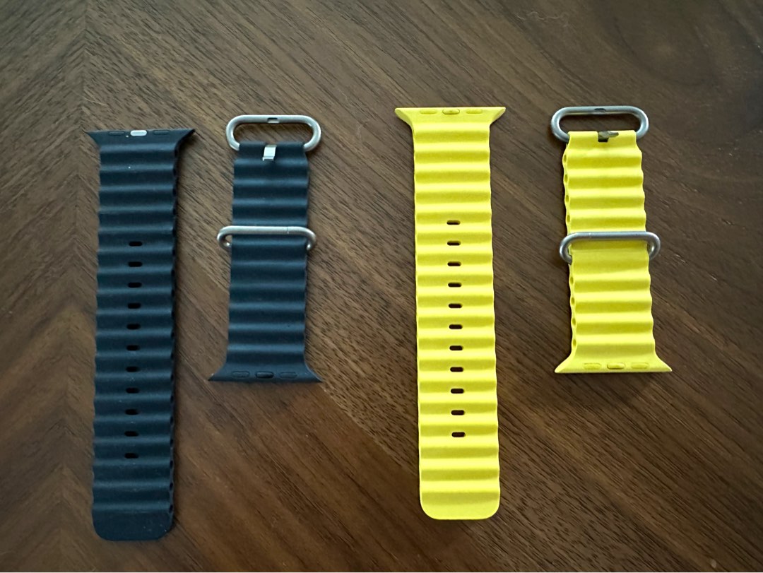 Apple Watch Ultra Ocean Band (Midnight / Yellow), Mobile Phones ...