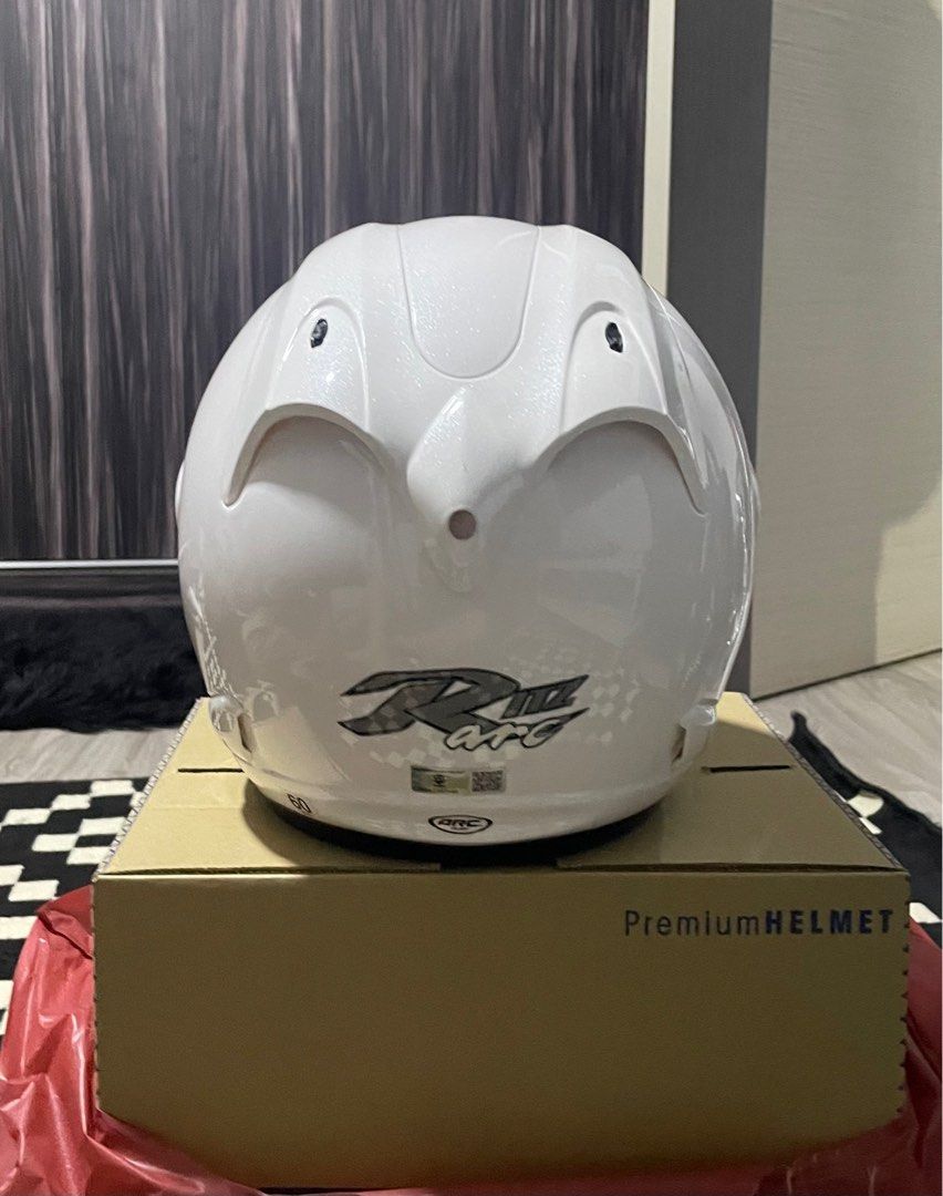 ARC RITZ WHITE, Motorcycles, Motorcycle Accessories on Carousell