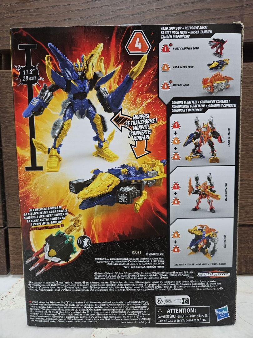 Bandai Power Rangers Dino Fury Mosa Razor Zord Dx Kishiryu Sentai ...