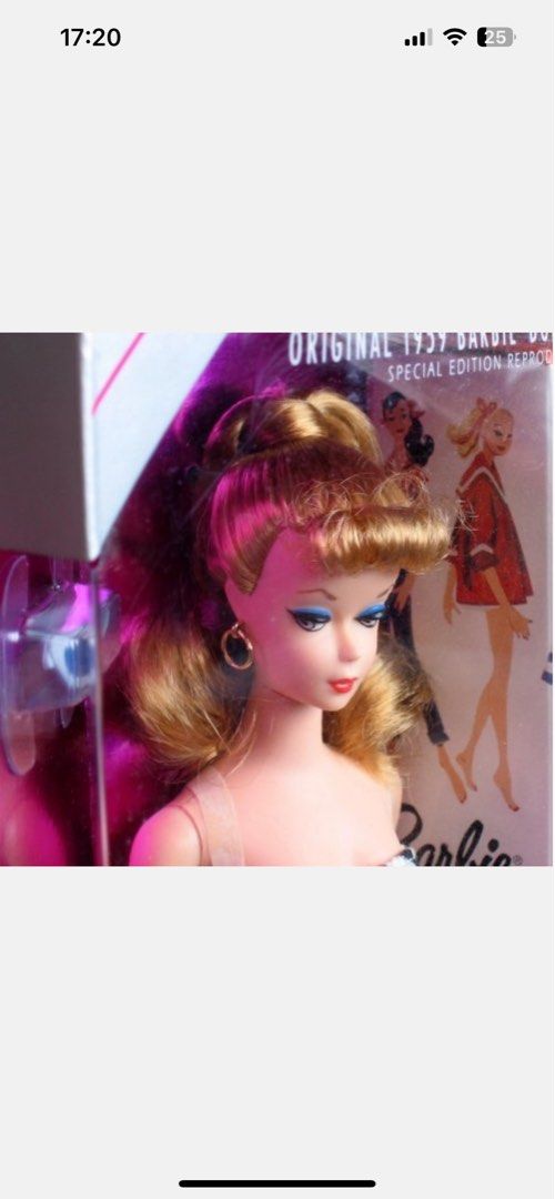 Barbie 35th Anniversary Special Edition Reproduction Of Original 1959 ...