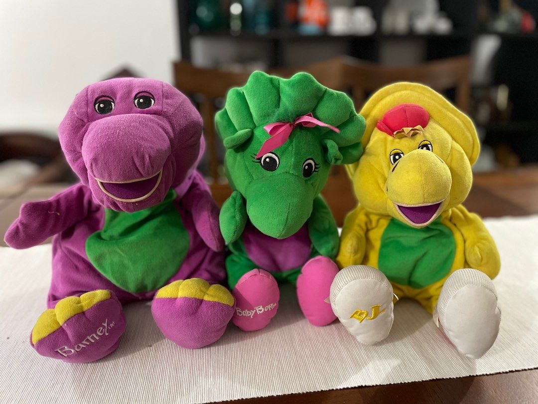 Barney and Friends soft toy -3 pcs, Babies & Kids, Infant Playtime on ...