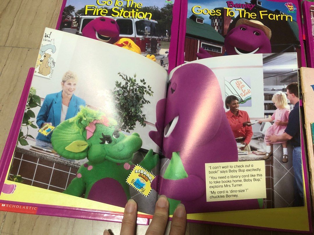 Barney books (hardcover), Hobbies & Toys, Books & Magazines, Children's ...