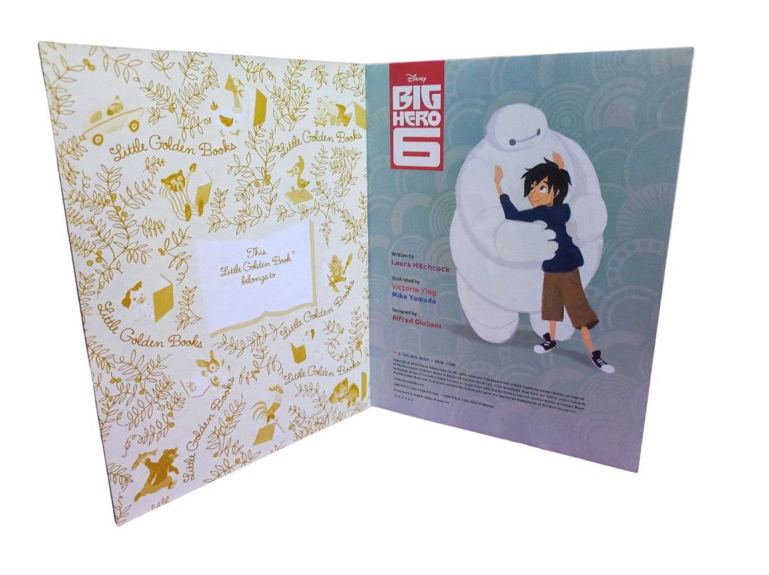 Baymax Big hero 6 Disney Children's book on Carousell