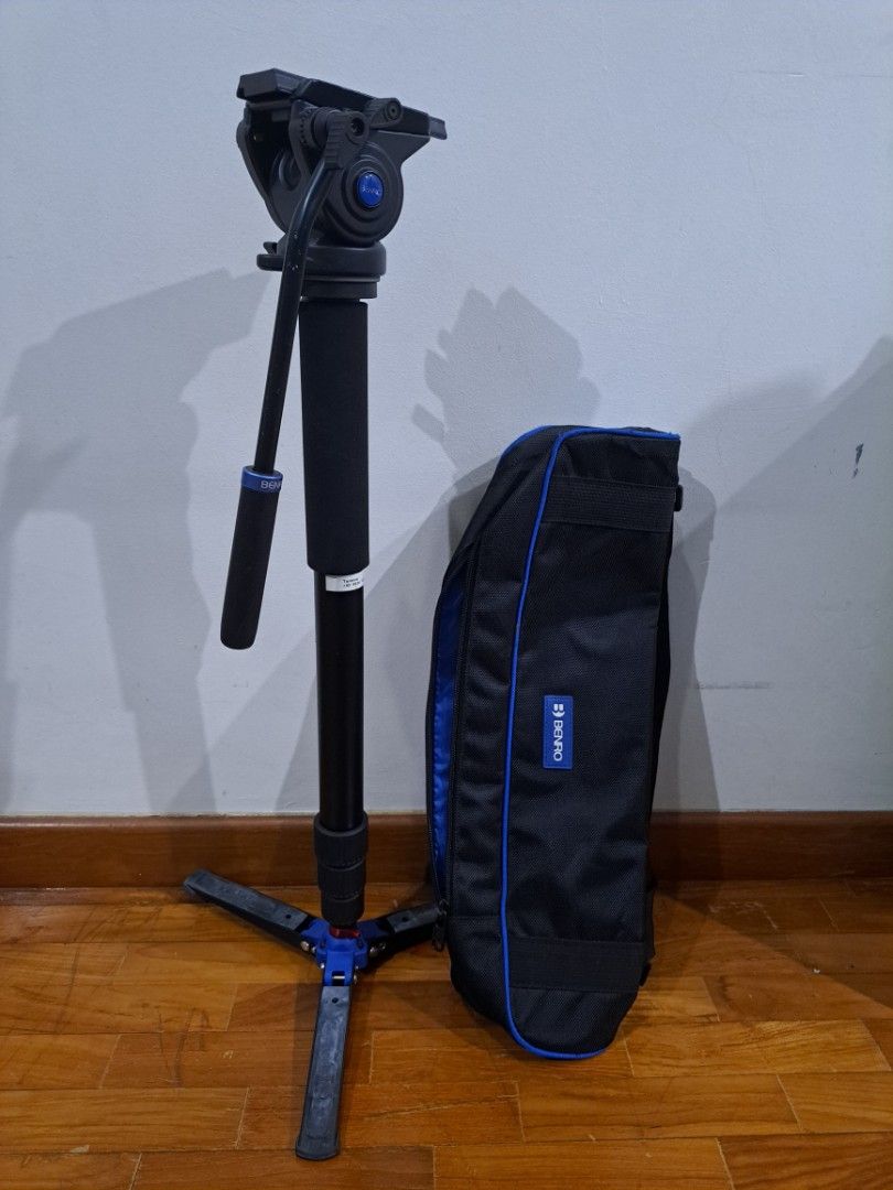 Benro S4 video monopod, Photography, Photography Accessories, Tripods ...