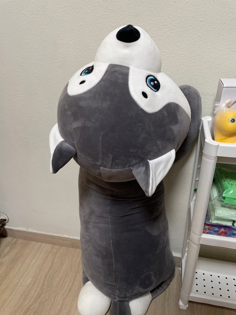 Big Wolf Plushie, Hobbies & Toys, Toys & Games on Carousell