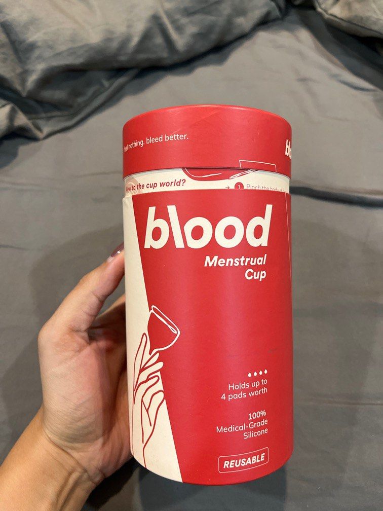 Blood Menstrual Cup, Beauty & Personal Care, Sanitary Hygiene on Carousell