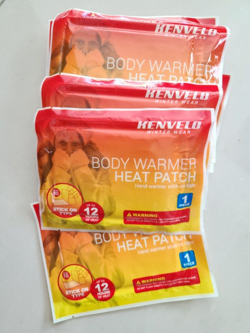 Body Warmer heat patch stick on type heat warm pad 12 hours hrs, Beauty ...