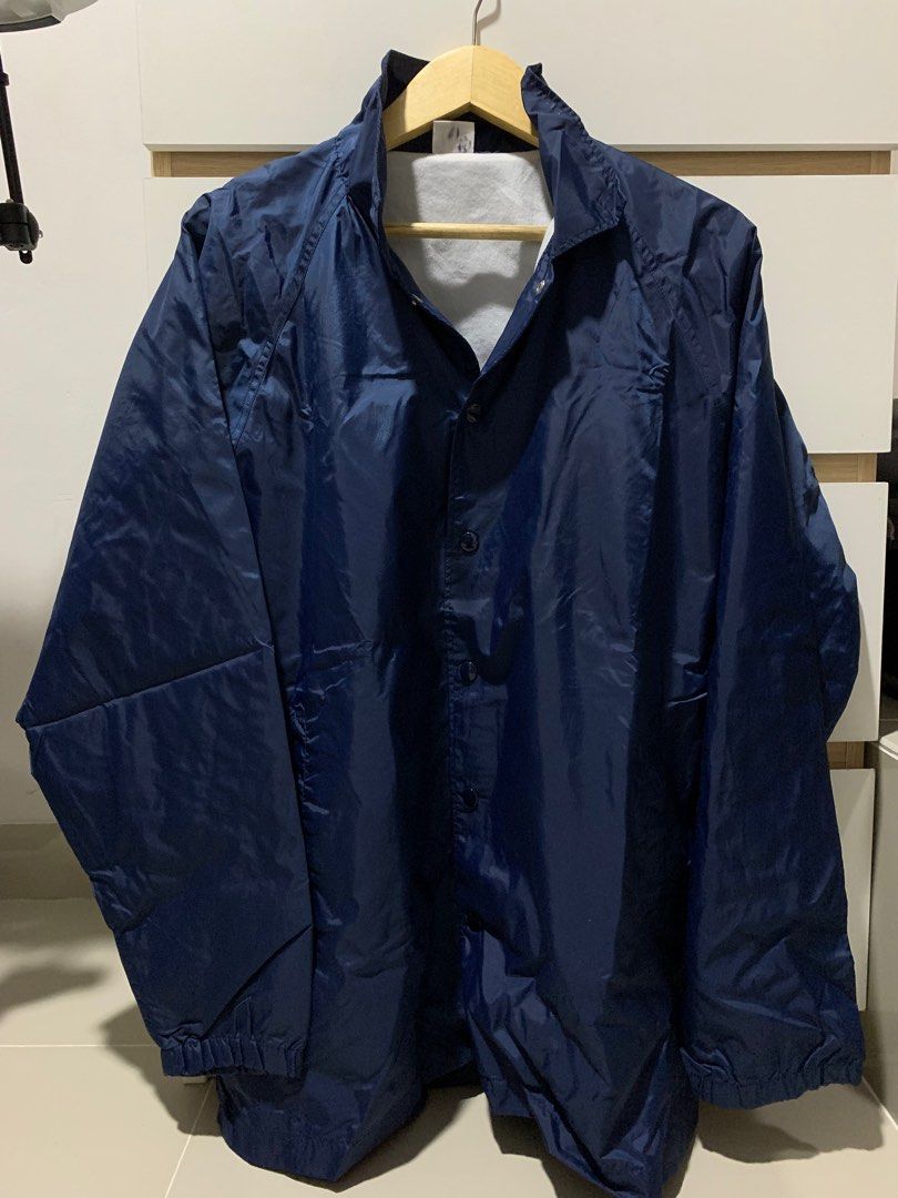 Bomber Blue Tokyo Parachute Jacket / Jaket Parasut Biru, Fesyen Pria ...