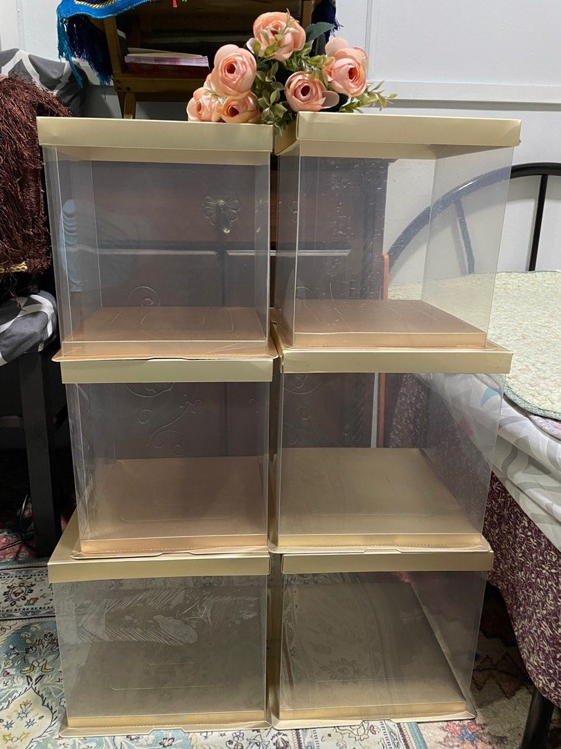 Box hantaran transparent, Furniture & Home Living, Home Improvement ...