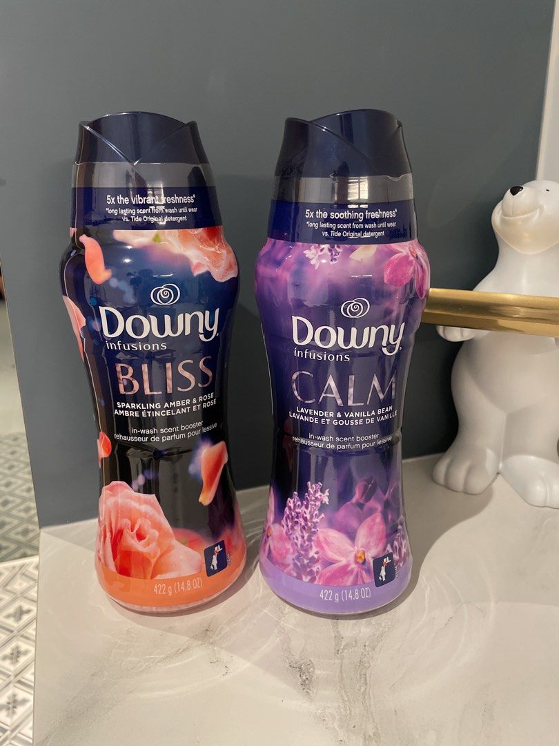 Brand new Downy Scent booster Bliss & Calm, Furniture & Home Living ...