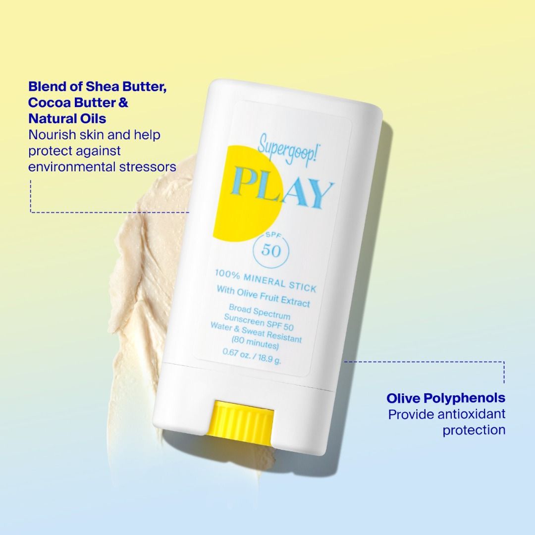 BRAND NEW Supergoop! Play Mineral Sunscreen Stick SPF 50 18.9g | The ...