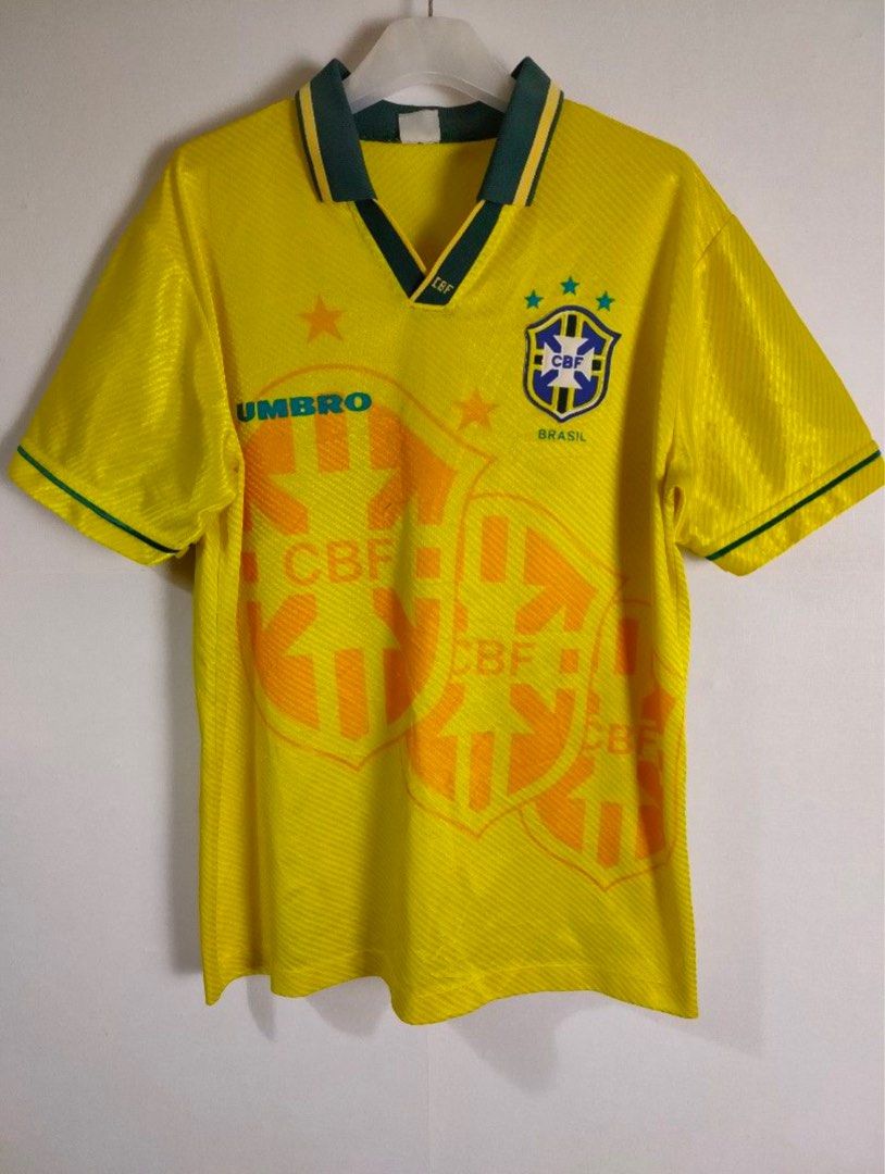 Brazil 1994 Home World Cup soccer/football jersey/kit rare/retro ...