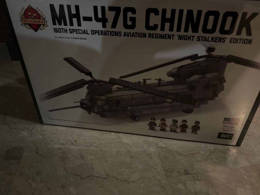Brickmania lego 3rd party MH-47G Chinook, Hobbies & Toys, Toys & Games ...