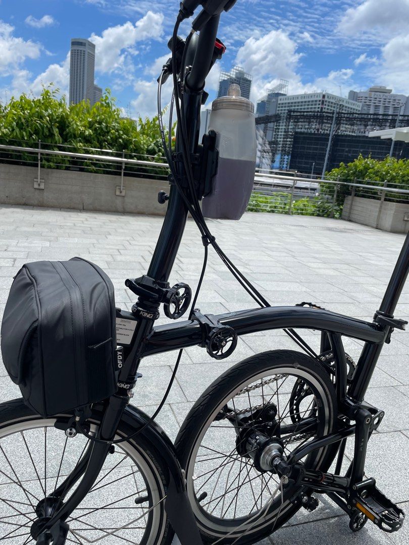 Brompton c line black edition with Modifications 2022 model , Sports ...