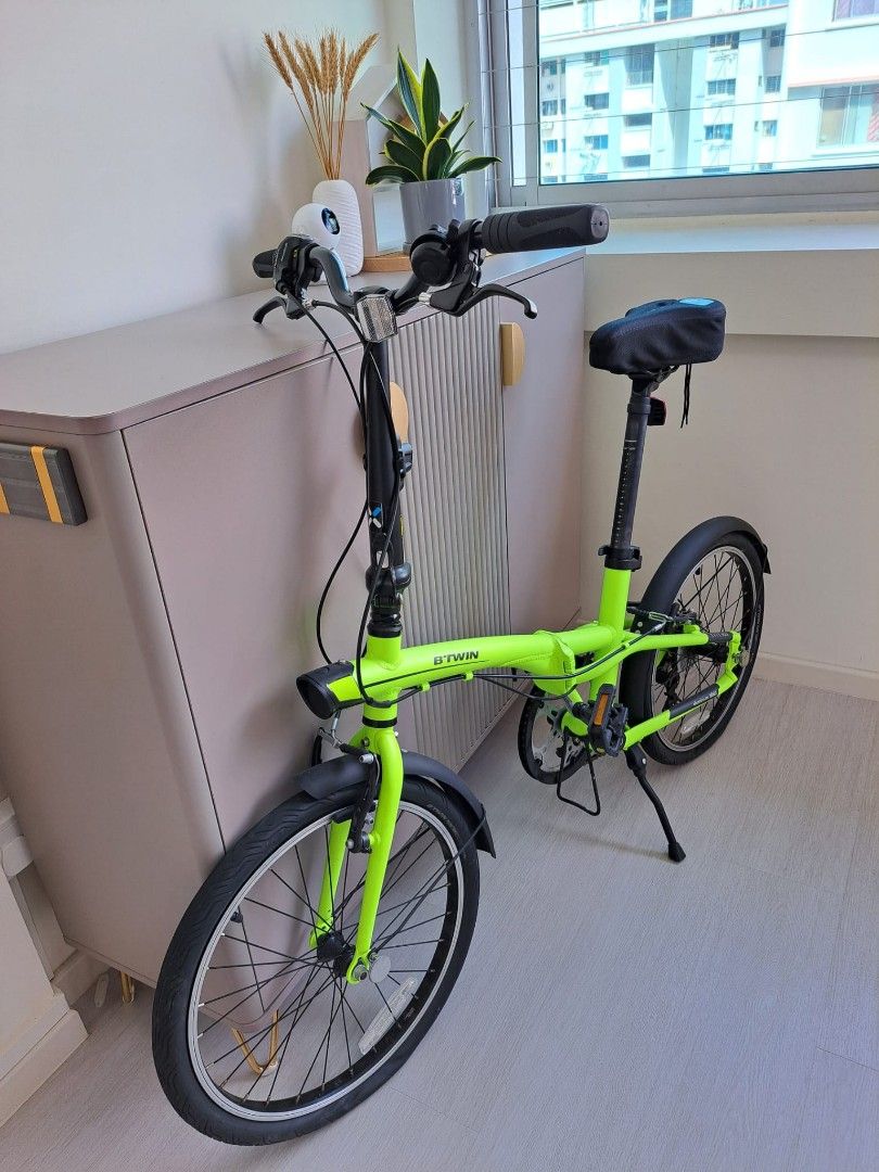 BTWIN Tilt 500 Foldable Bike, Sports Equipment, Bicycles & Parts ...