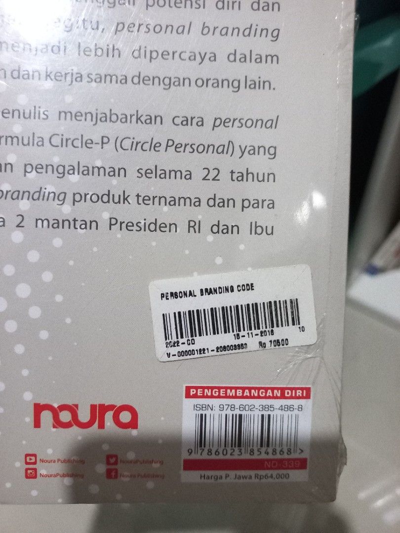 Buku Personal Branding Code Buku Pengembangan Diri on Carousell