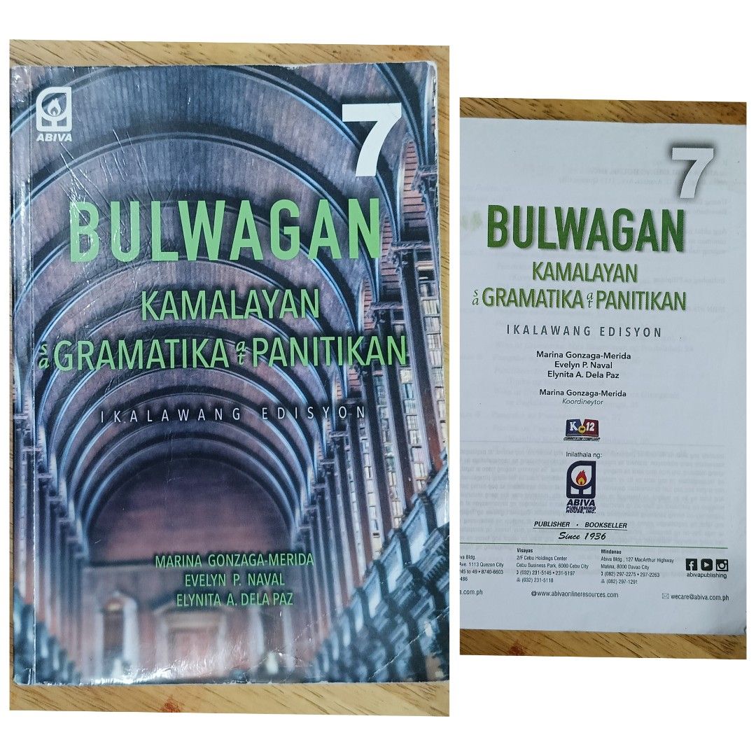 Bulwagan Kamalayan sa gramatika at panitikan by Abiva grade 7, Hobbies ...