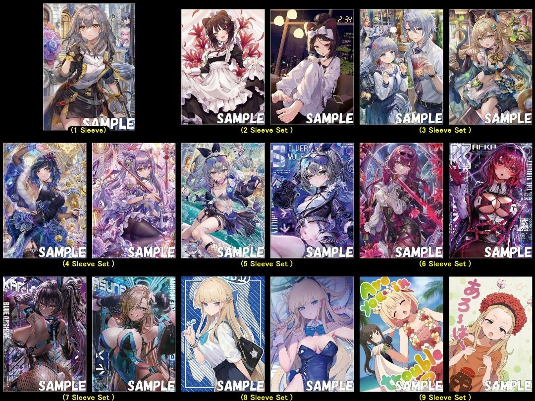 [C102] [PO till 8 Aug 2023] [MNB] Card Sleeve Comiket Doujin Anime FGO ...