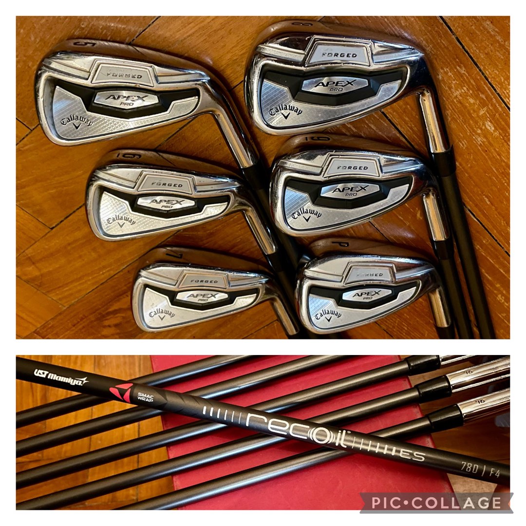 Callaway Apex Pro Forged Golf Iron 5-P + Premium Reco ES Shaft + Brand New Golf Pride Grip ...