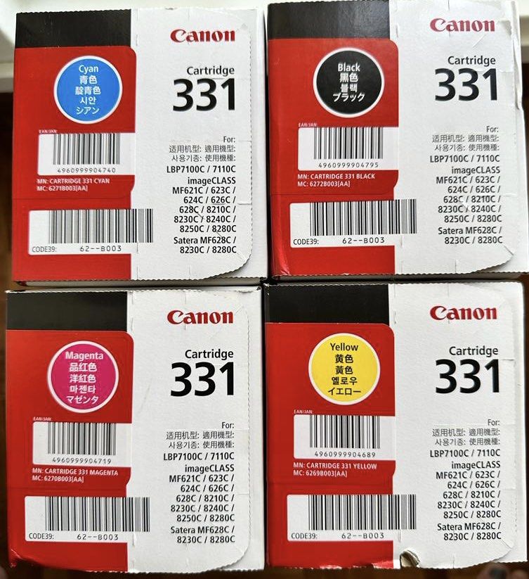 Canon printer cartridge 331, Computers & Tech, Printers, Scanners ...
