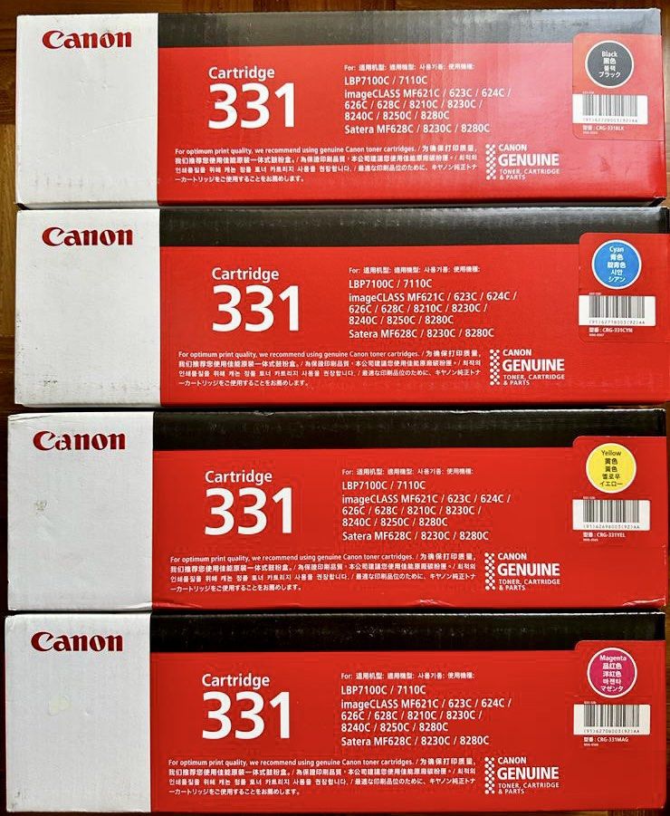 Canon printer cartridge 331, Computers & Tech, Printers, Scanners ...