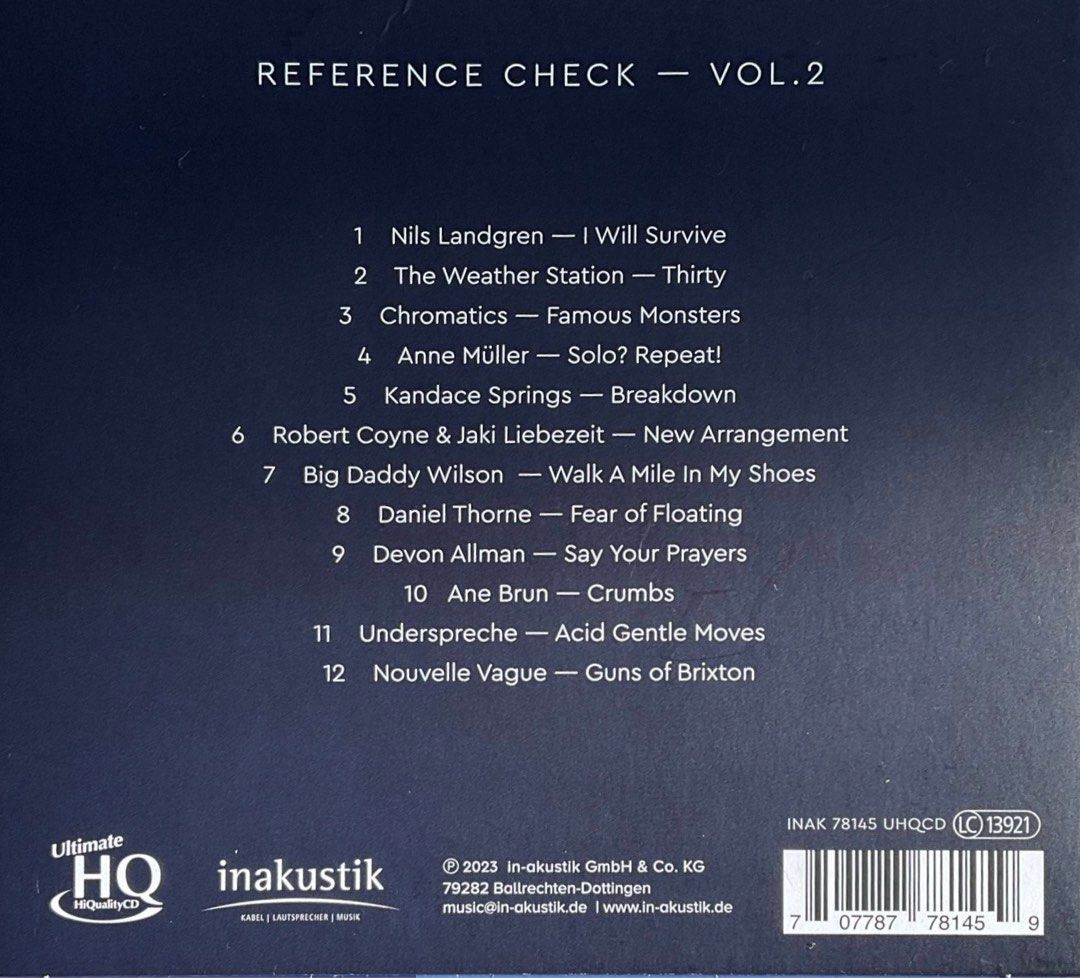 50 YEARS CANTON REFERENCE CHECK VOL. 2 (UHQCD)Brand-New, Hobbies & Toys, Music & Media, CDs ...